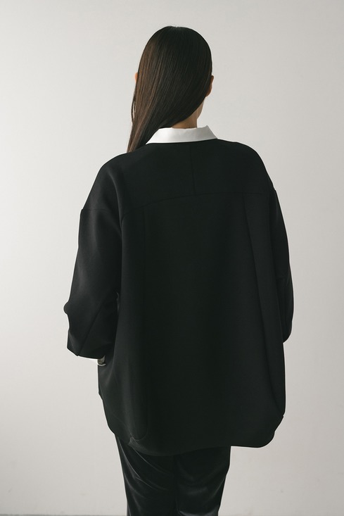 バックパネルポンチスウェットトップ｜STYLEMIXER（スタイルミキサー